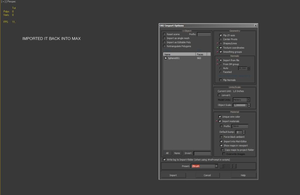 MESH DISTORTION WHEN IMPORTING OBJ IN MAX - Autodesk Community